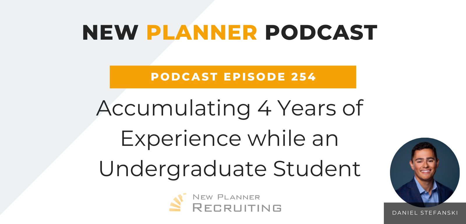 Ep #254: Accumulating 4 Years of Experience while an Undergraduate ...